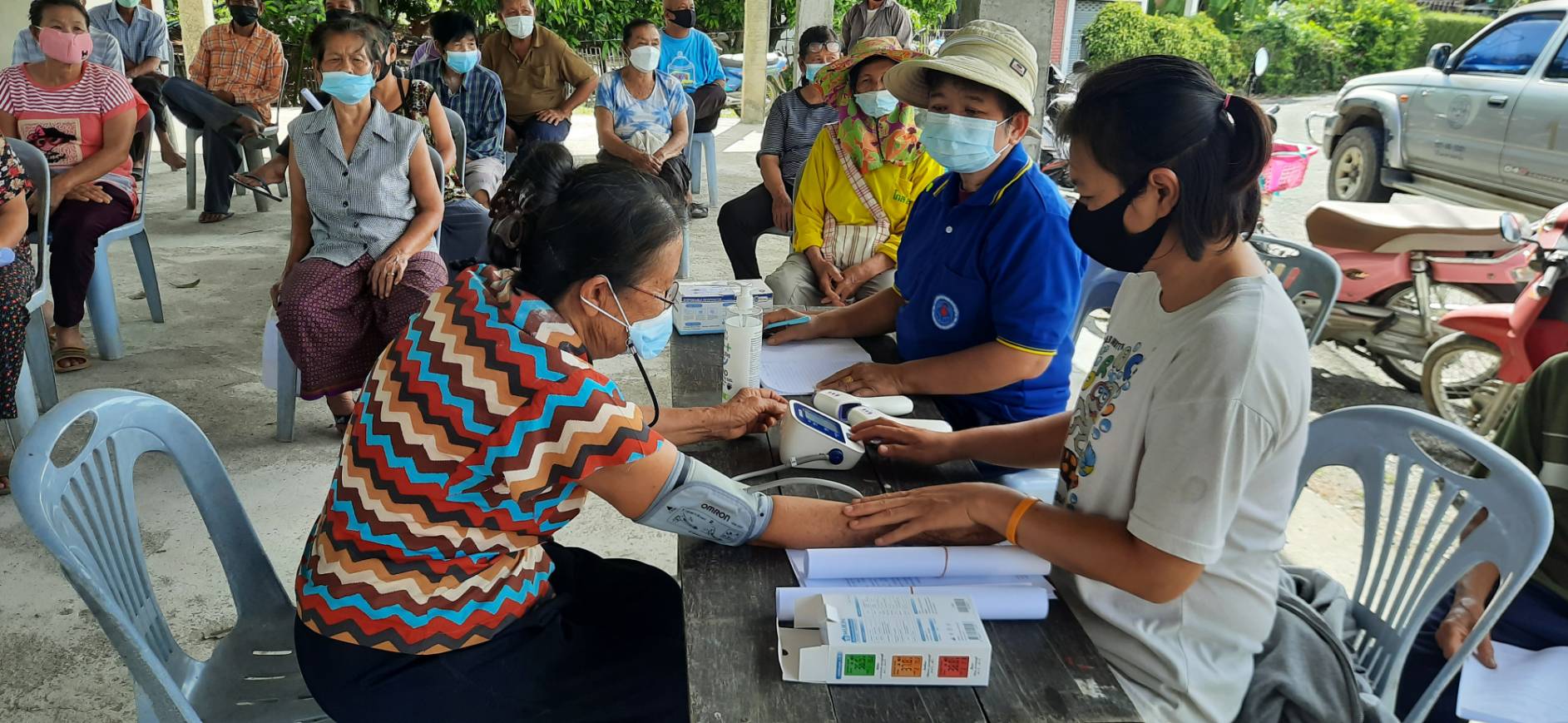 กิจกรรมการตรวจสุขภาพผู้สูงอายุเบื้องต้น